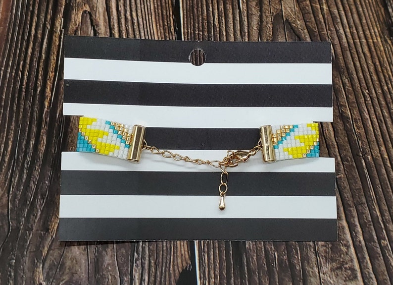 Handmade Bead Loom Bracelet - Etsy