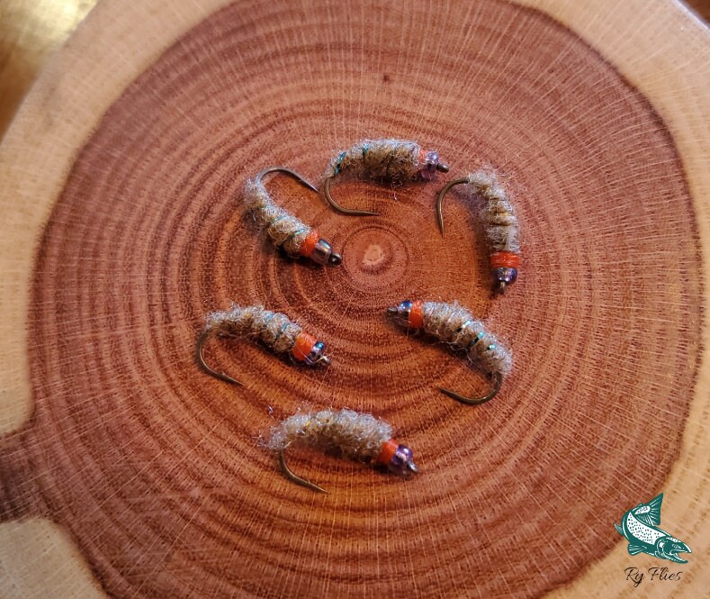 Waltz Worm Fly Fishing Flies (6-pack) - Etsy