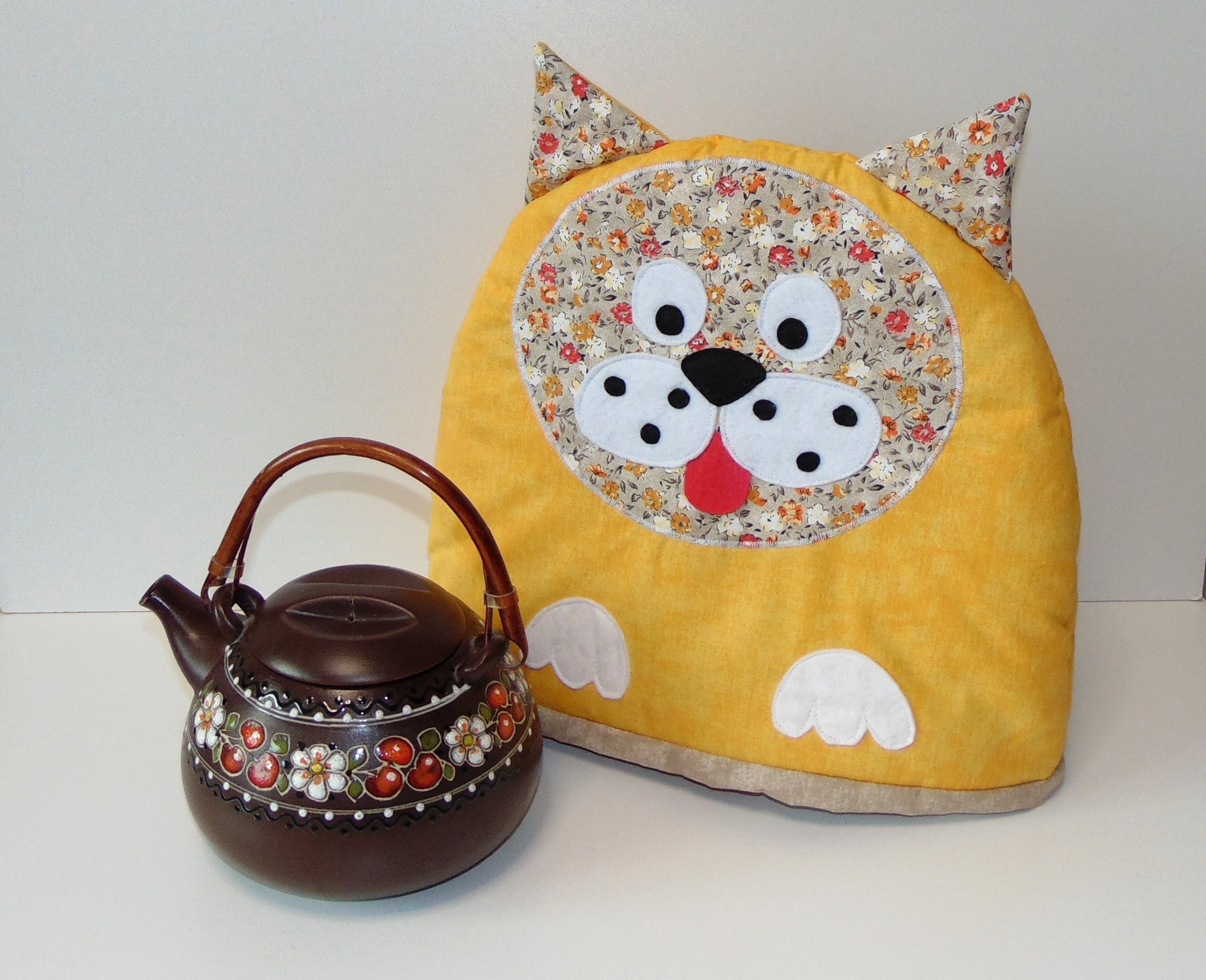 Teacozy CAT Sewing Pattern, Short Instruction How to Sew a Funny Cat ...