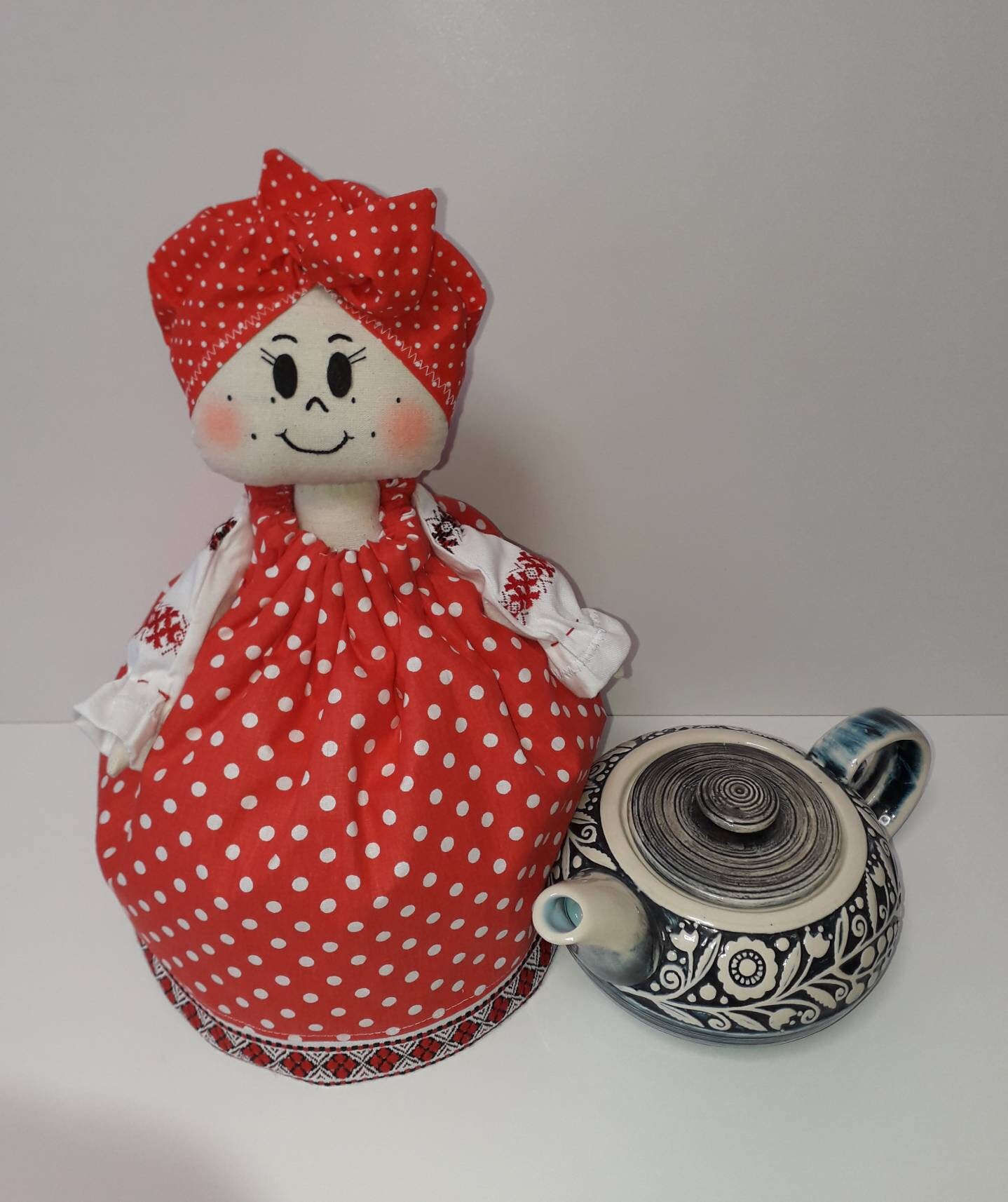 Tea Warmer Doll Tea Cozy Author's Doll, Granny Tea Cozy, Grandma Tea ...