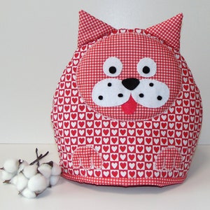 Teacozy CAT Sewing Pattern, Short Instruction How to Sew a Funny Cat ...