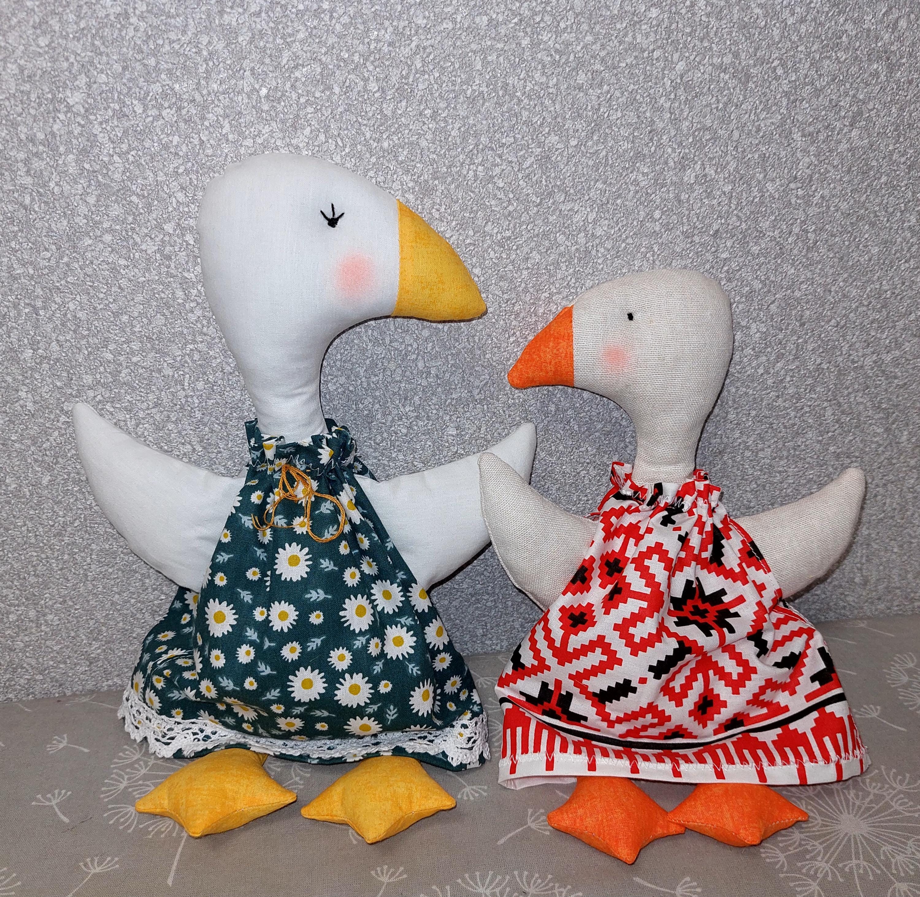 Goose Sewing Pattern PDF, Gosling Toy Clothes, Decor Stuffed Goose DIY ...