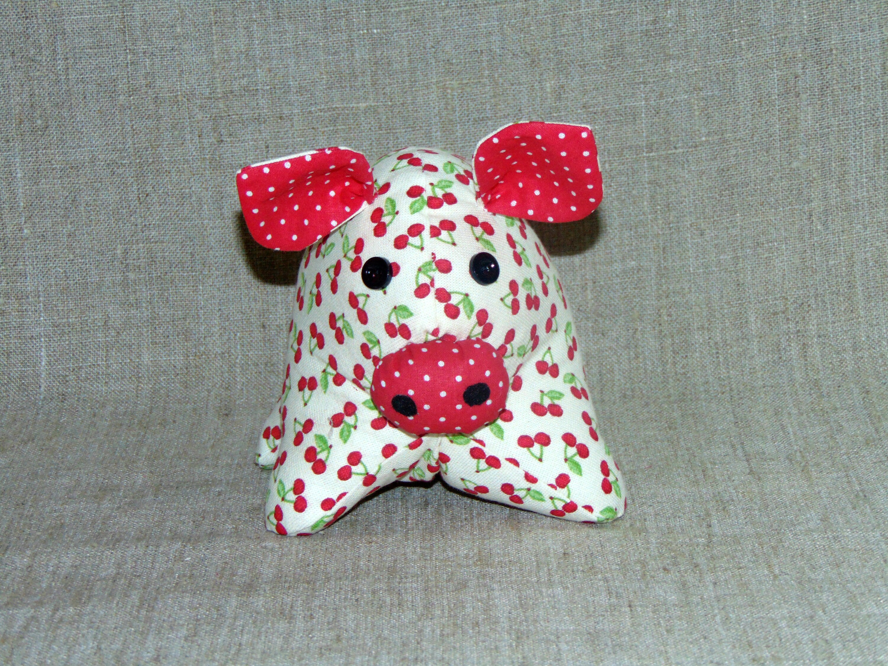 Stuffed Pig Toy Pattern PDF, Pig Sewing Pattern Instant Digital ...