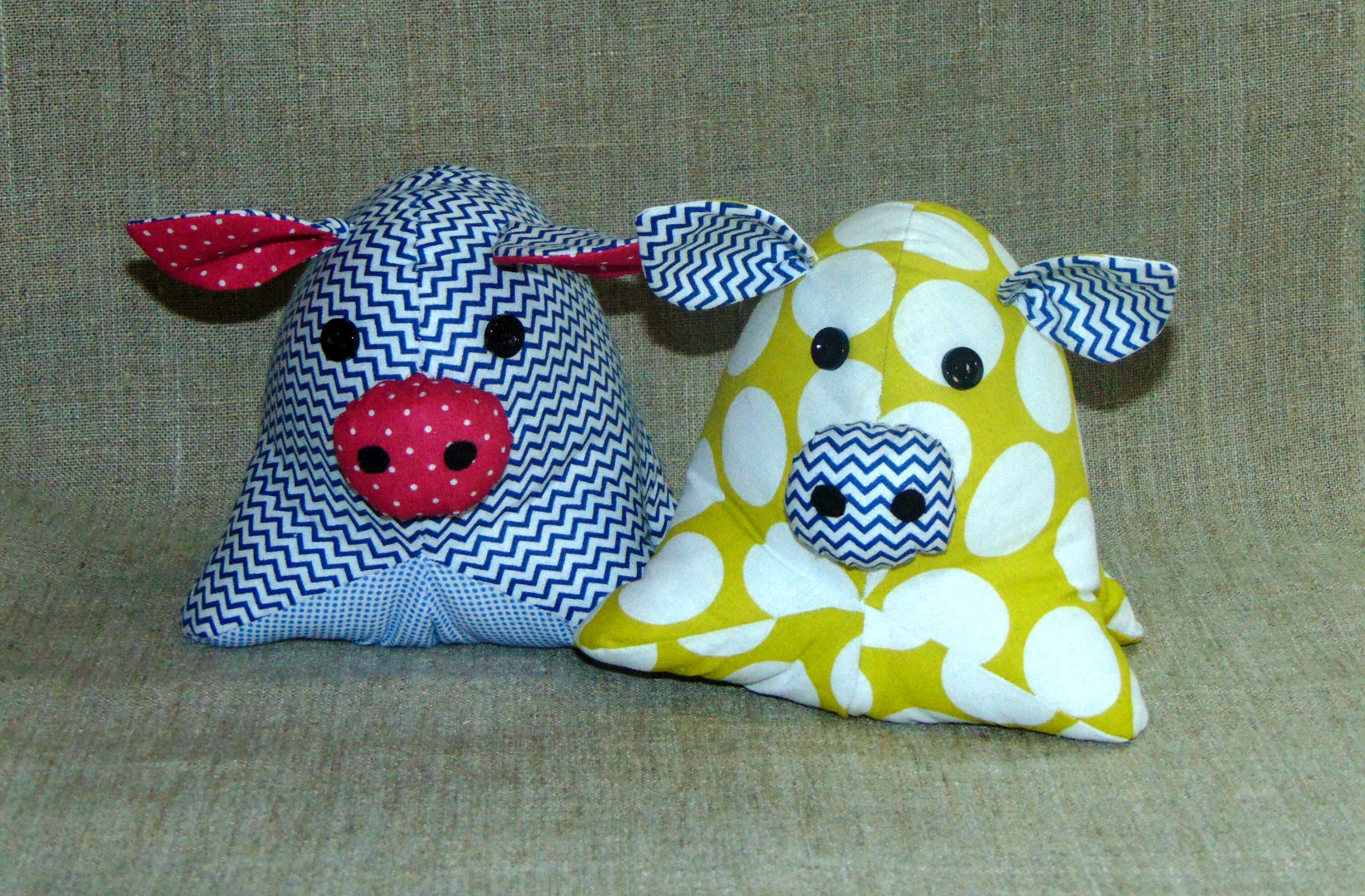 Stuffed Pig Toy Pattern PDF, Pig Sewing Pattern Instant Digital ...