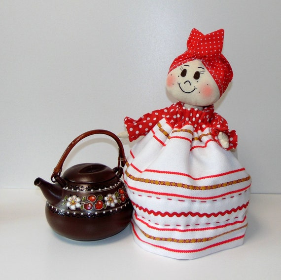 Tea Warmer Doll Tea Cozy Author's Doll Granny Tea Cozy | Etsy