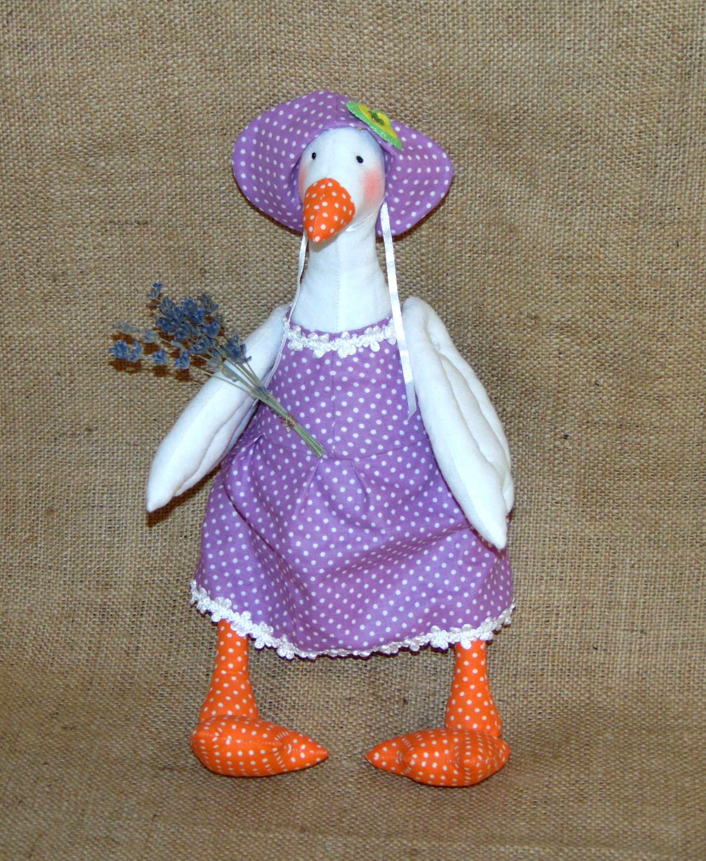 Tilda Goose Soft Toy Goose, Goose Doll Tilda, Spring Decor Goose ...