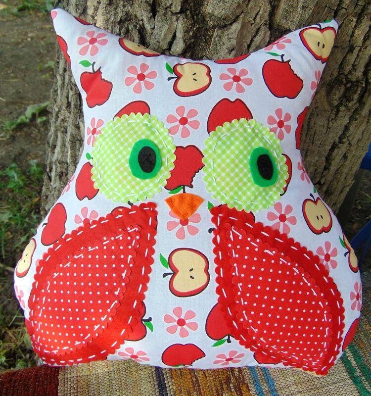 Owl Pillow Sewing Pattern PDF With a Brief Description of the Sewing ...