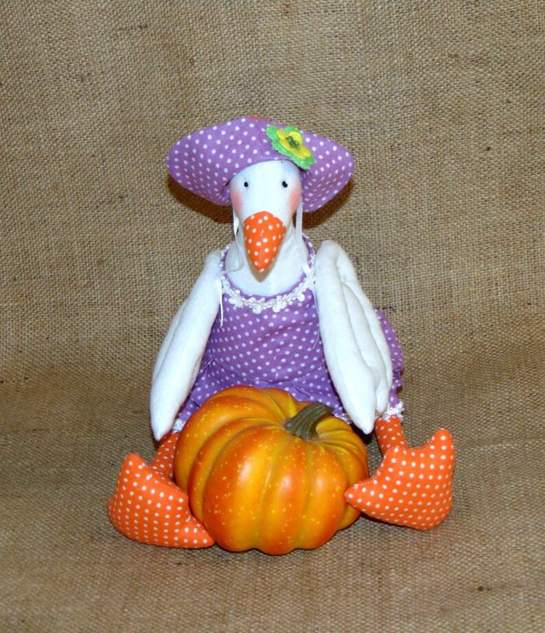 Tilda Goose Soft Toy Goose, Goose Doll Tilda, Spring Decor Goose ...