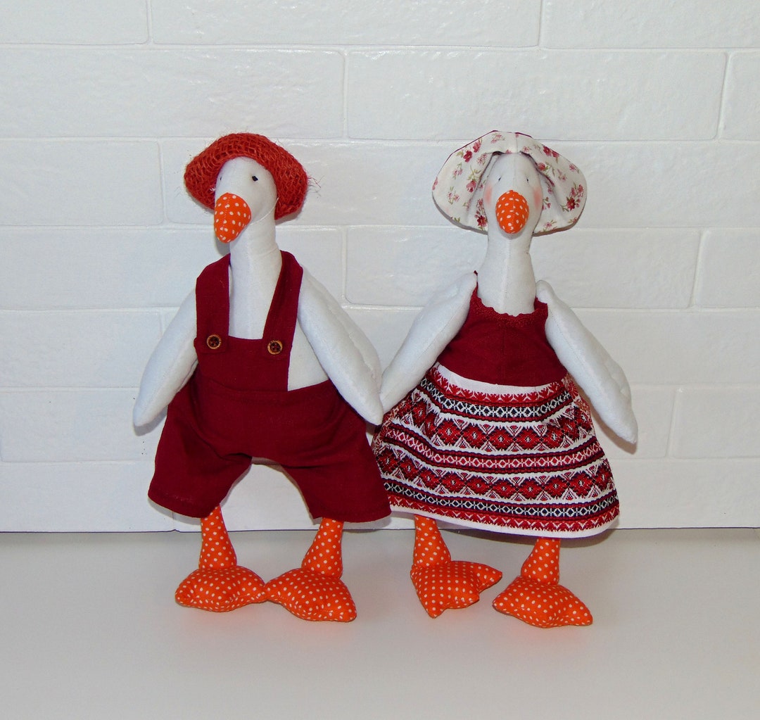 Tilda Goose Soft Toy Goose, Goose Doll Tilda, Spring Decor Goose ...