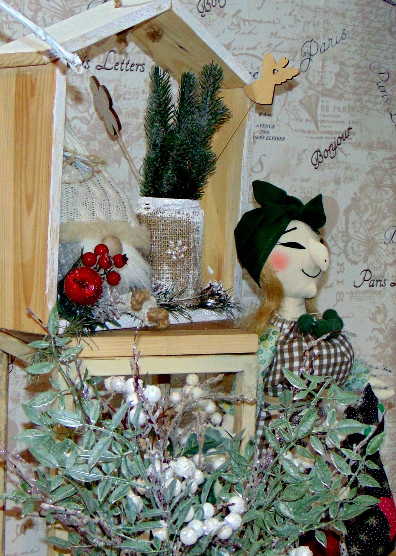 Kitchen Witch Baba Yaga, Vintage Inspired Witch, Hag Rag Doll, Good ...