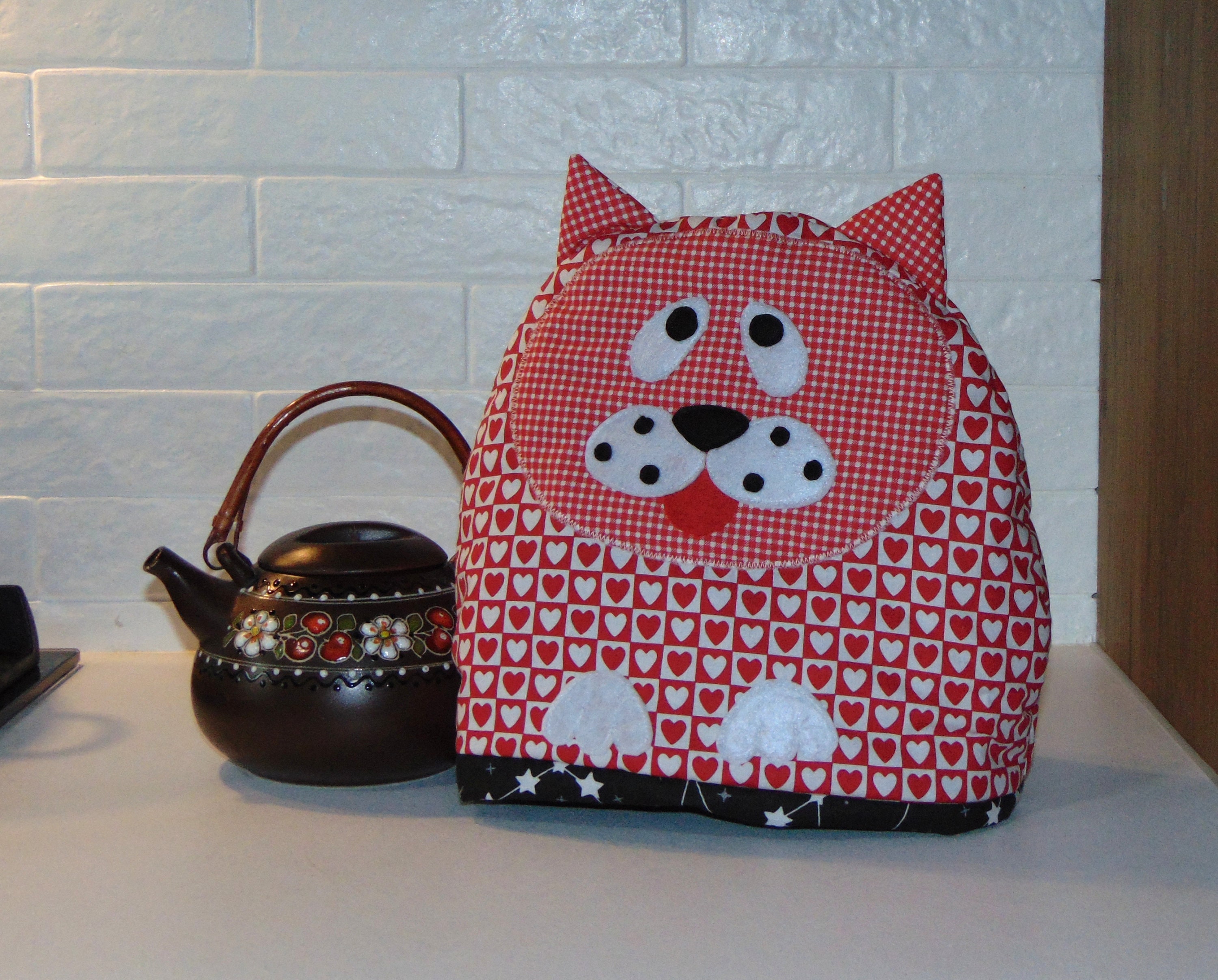 Teacozy CAT Sewing Pattern, Short Instruction How to Sew a Funny Cat ...