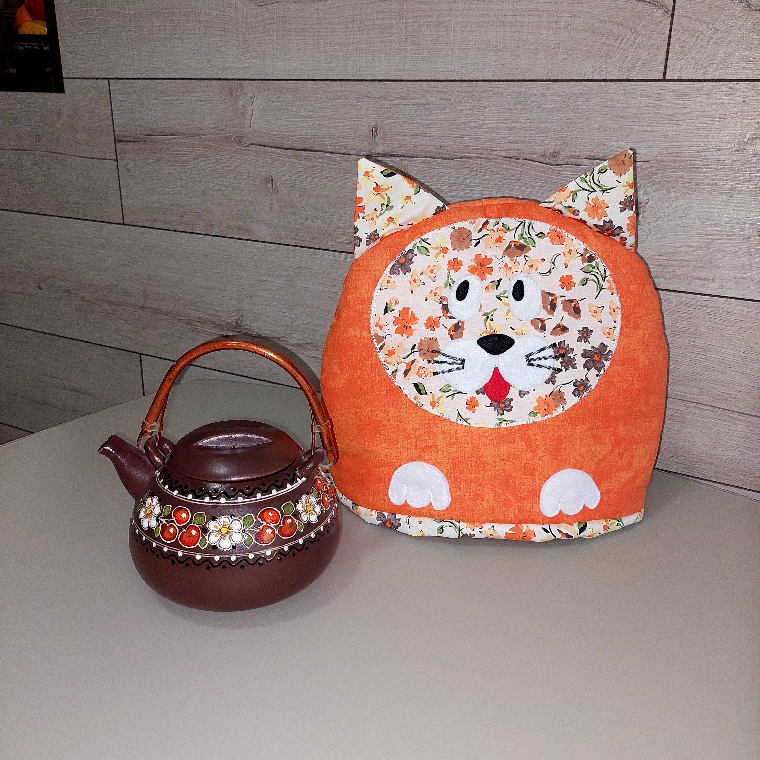 Teacozy CAT Sewing Pattern, Short Instruction How to Sew a Funny Cat ...