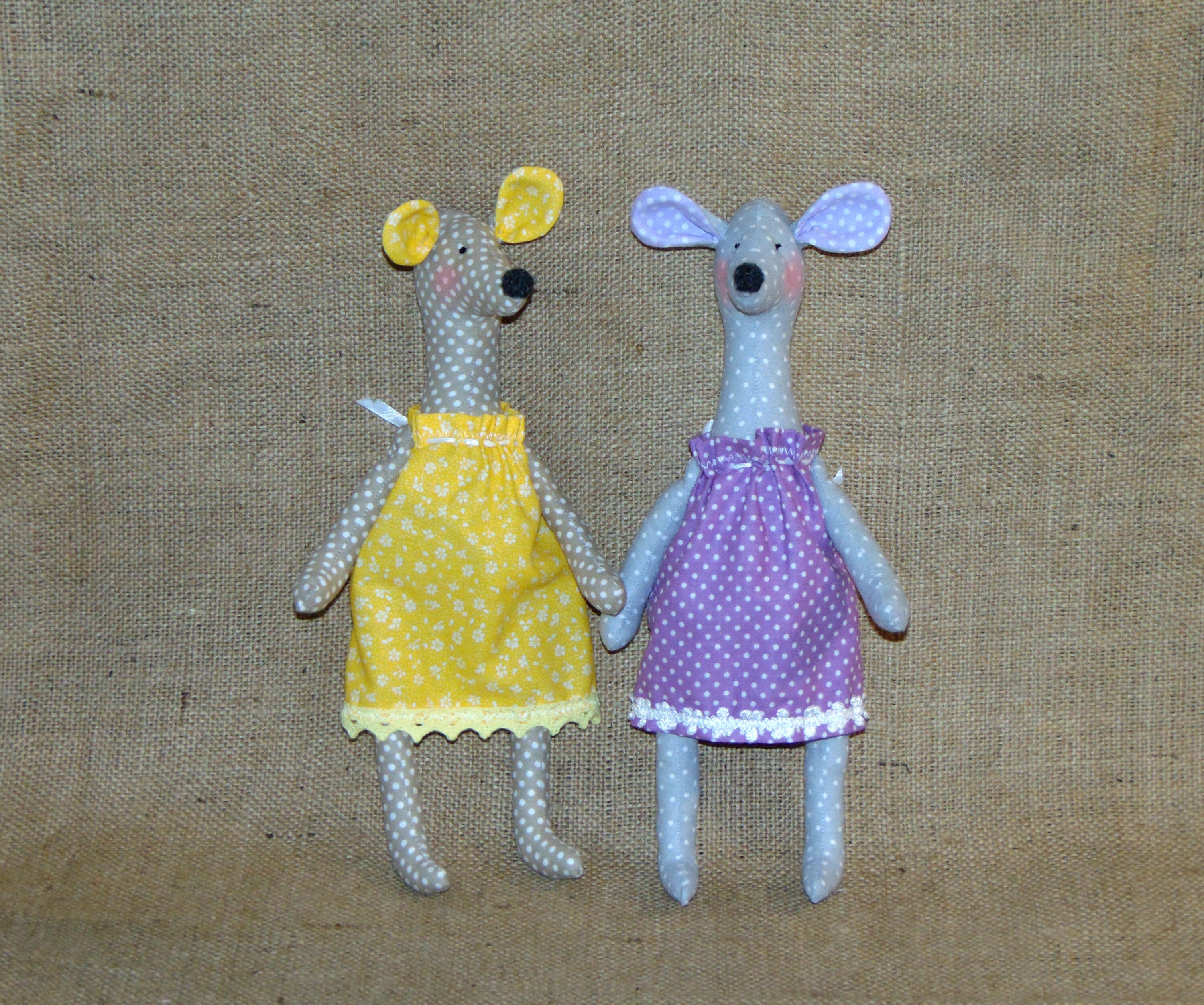 Stuffed Tilda Mouse Doll Ballerina Cute RAG RAT Toy - Etsy Canada