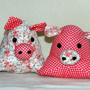 Stuffed Pig Toy Pattern PDF, Pig Sewing Pattern Instant Digital ...