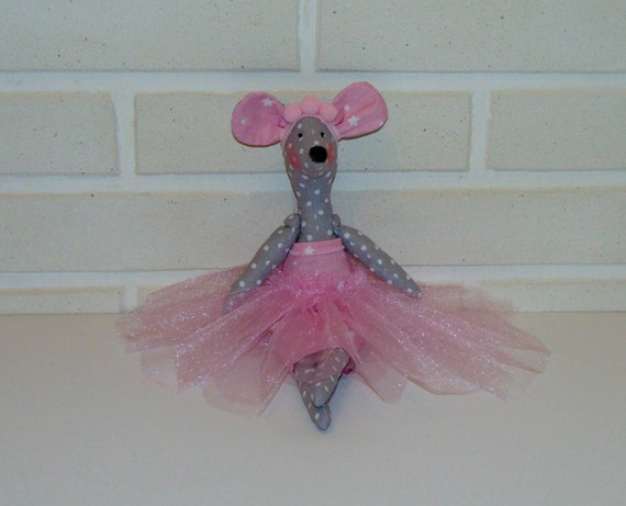 Stuffed Tilda Mouse Doll Ballerina Cute RAG RAT Toy | Etsy