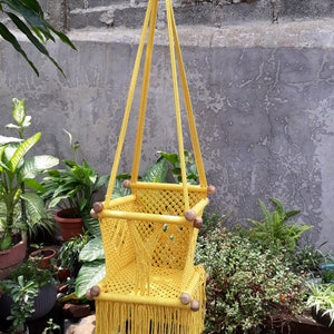 Beautiful Yellow Chair for Children - Etsy