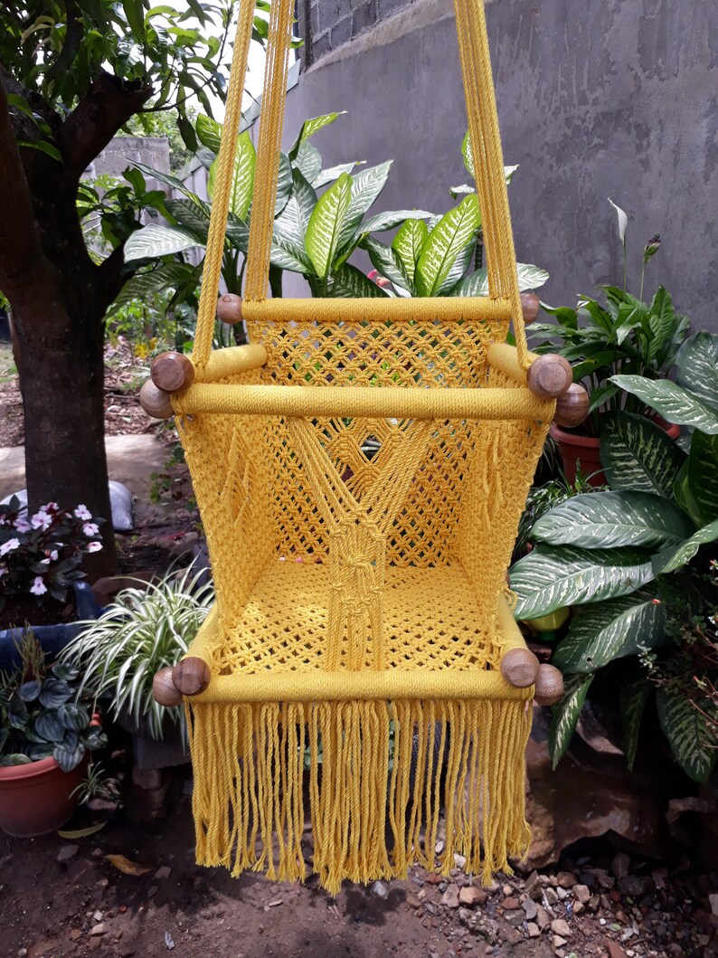 Beautiful Yellow Chair for Childs - Etsy