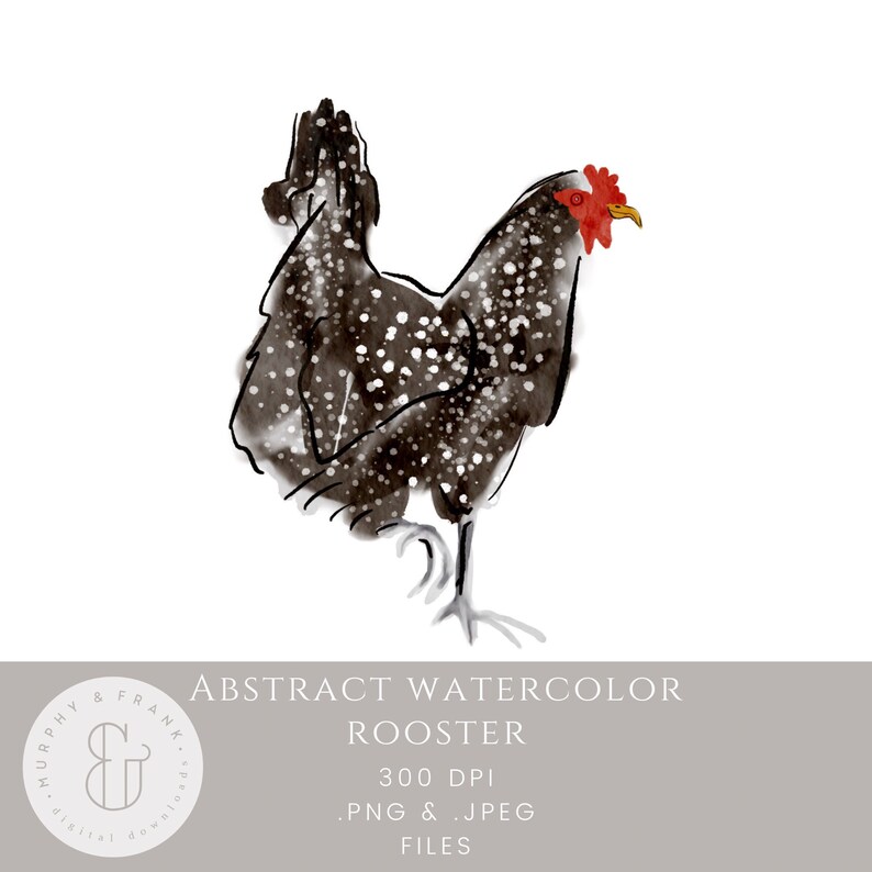 Hahn Png, Hahn Clipart, Aquarell Clipart, Bauernhof Tiere Clipart ...