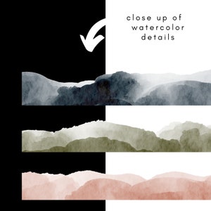 Neutral Watercolor Borders Clipart, Frames Clipart, Clipart Borders Png ...