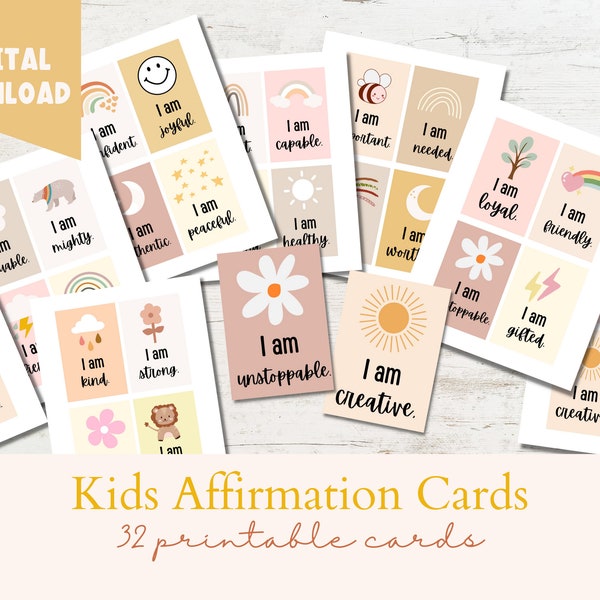 Affirmation Cards - Etsy