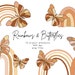 Butterfly Clipart, Butterfly Png, Butterflies Clipart, Rainbow Clipart ...