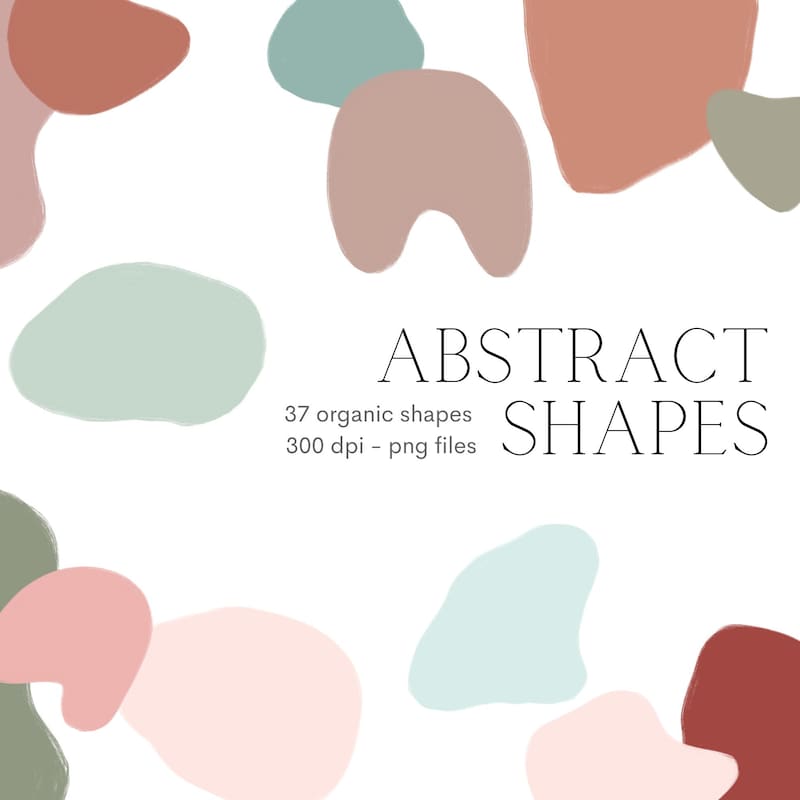 Organic Shapes Art - Etsy