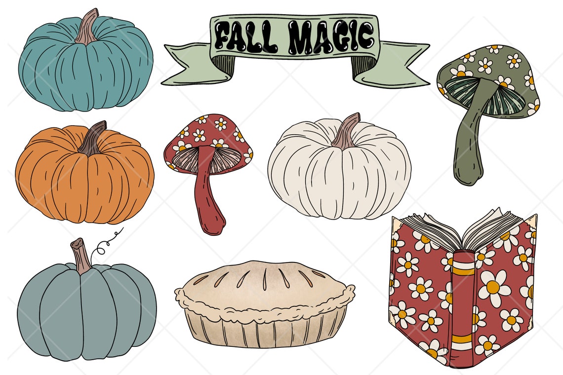 Fall Clipart, Autumn Clipart, Thanksgiving Clipart, Pumpkin Clipart ...