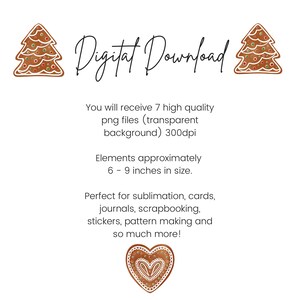 Gingerbread Clipart, Christmas Clip Art, Holiday Cookies PNG, Winter ...