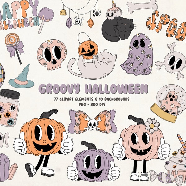 Halloween Clipart - Etsy