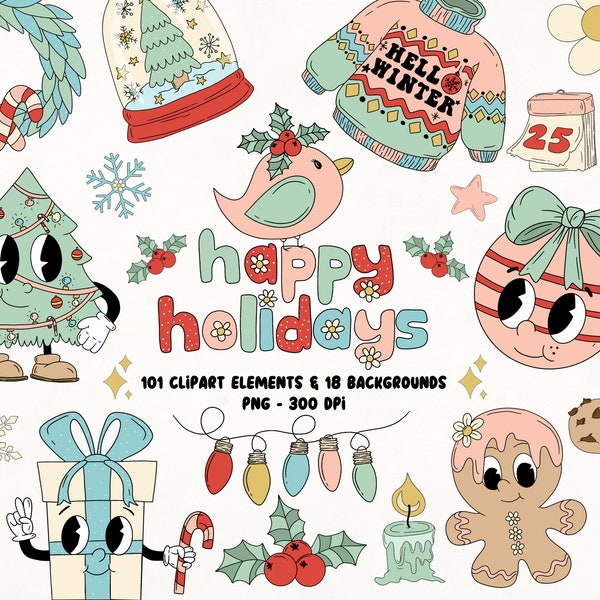 Christmas Clip Art - Etsy