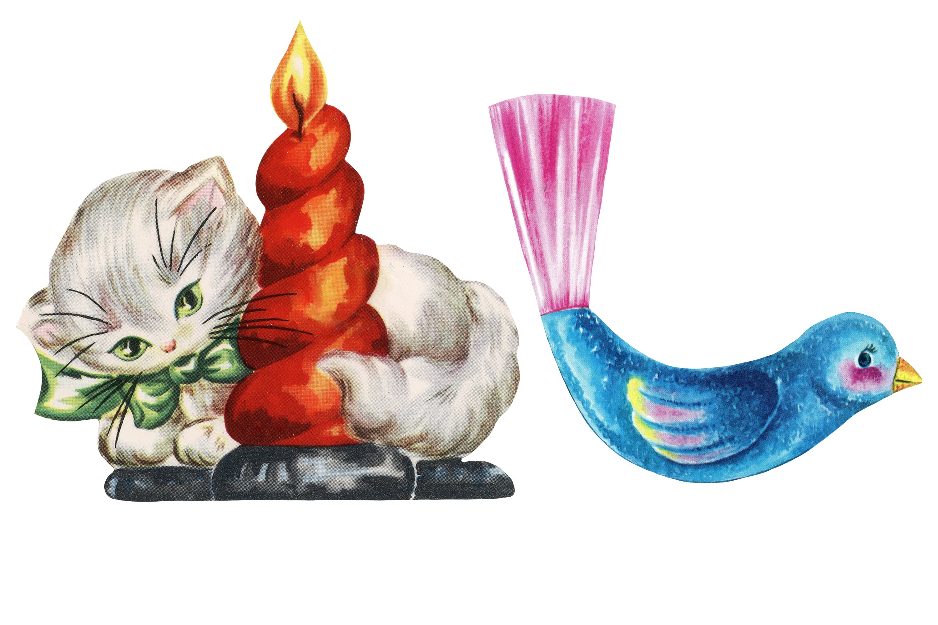 Vintage Santa Clipart, Vintage Christmas Clipart, Retro Santa Png ...