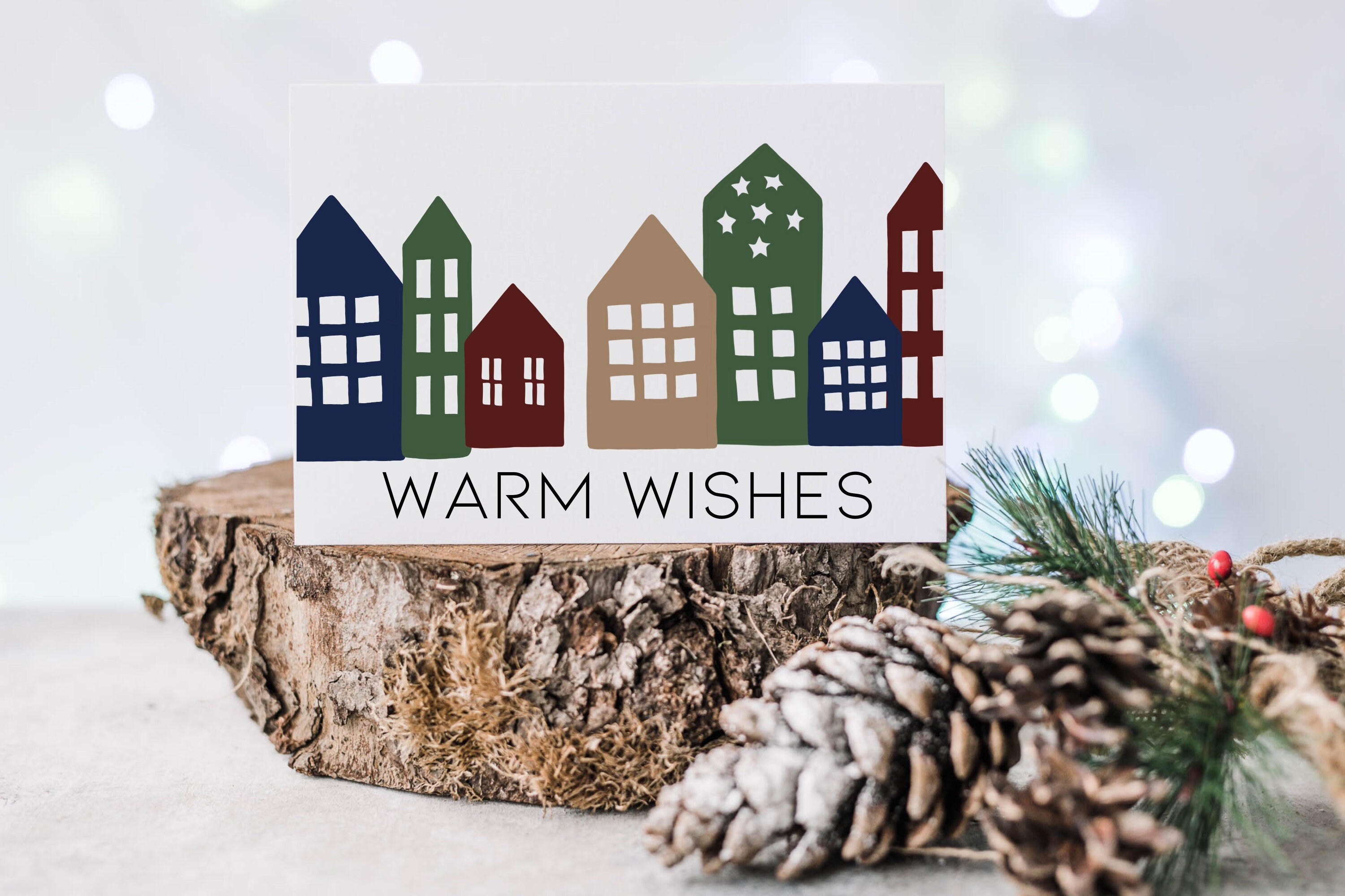 Winter Village Png, Scandinavian Christmas Png, Nordic Houses Clipart ...