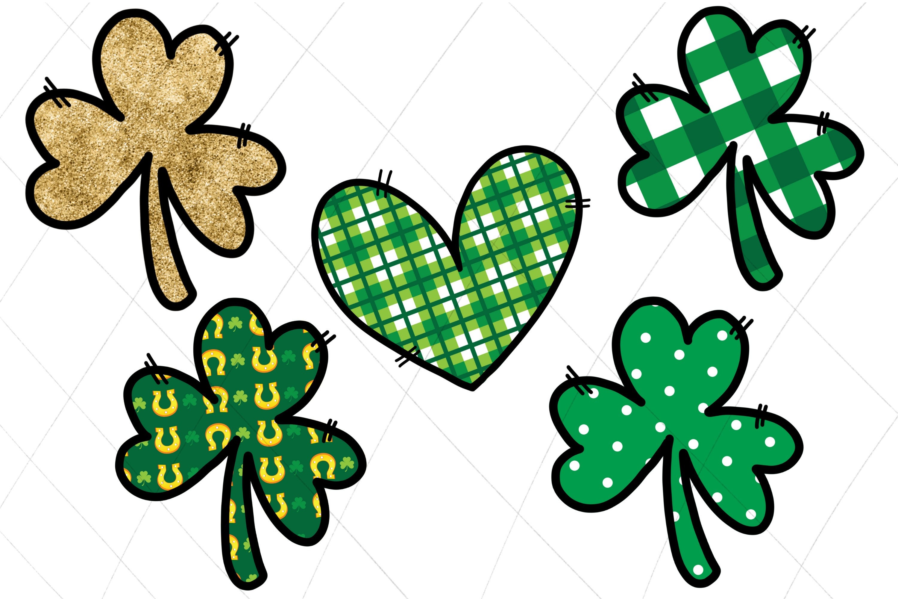 St Patrick's Day Clipart, Shamrock Png, St Patricks Day Png, Lucky ...