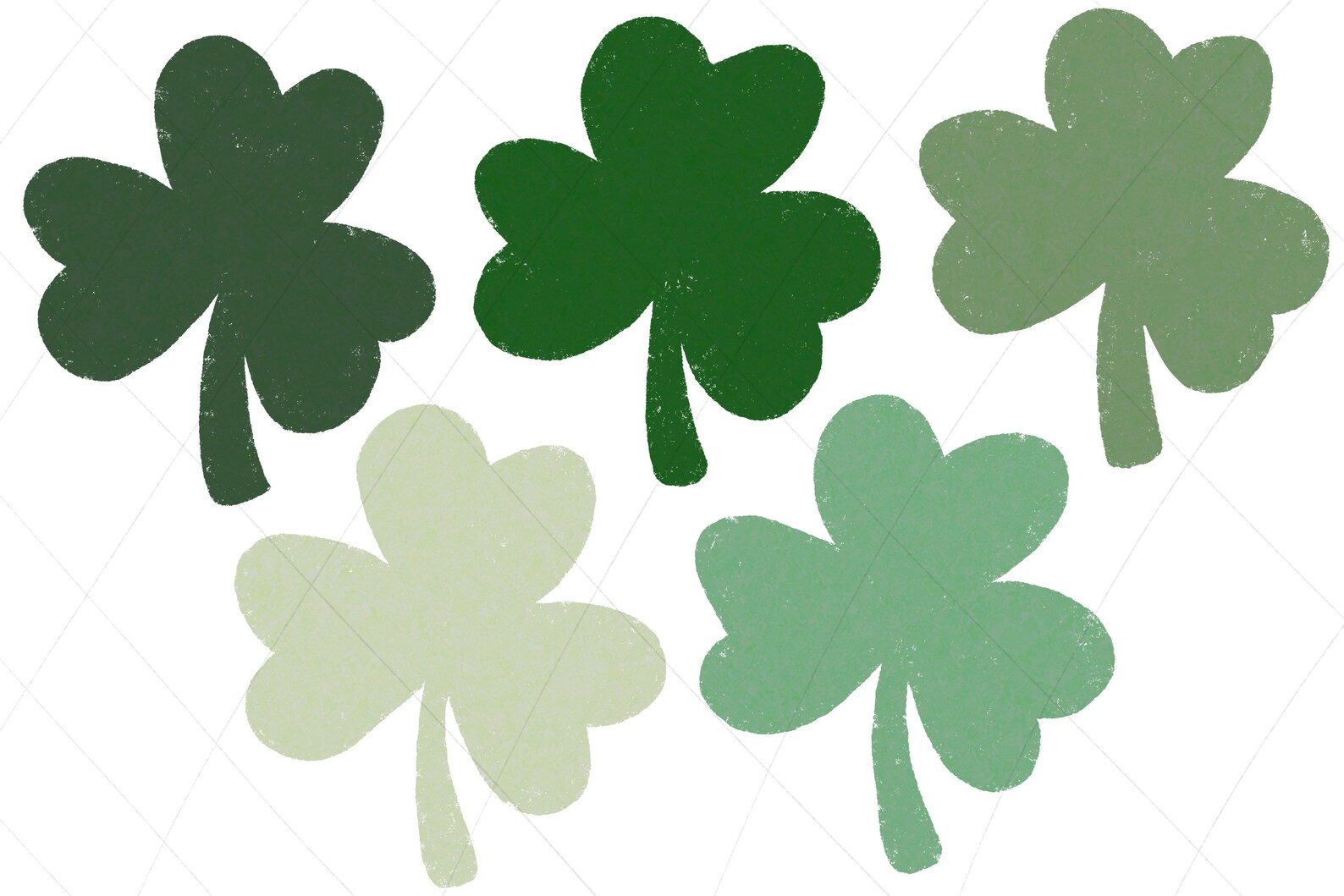 St Patrick's Day Clipart, Shamrock Clipart, Three Leaf Clover Png ...
