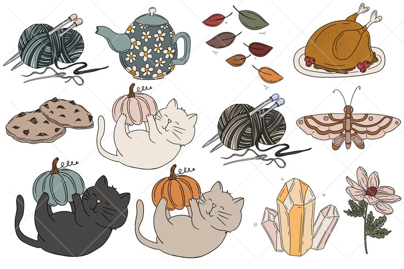 Fall Clipart, Autumn Clipart, Thanksgiving Clipart, Pumpkin Clipart ...