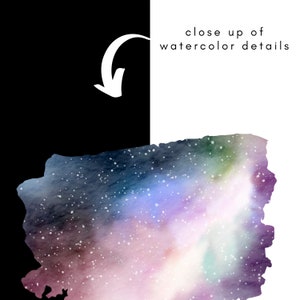 Watercolor Galaxy, Space Background, Brushstrokes Png, Splashes Png ...