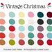 Christmas Procreate Color Palette, Mid Century Color Palette for ...