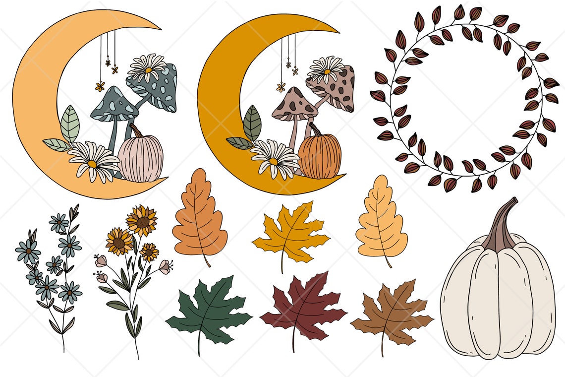 Fall Clipart, Autumn Clipart, Thanksgiving Clipart, Pumpkin Clipart ...