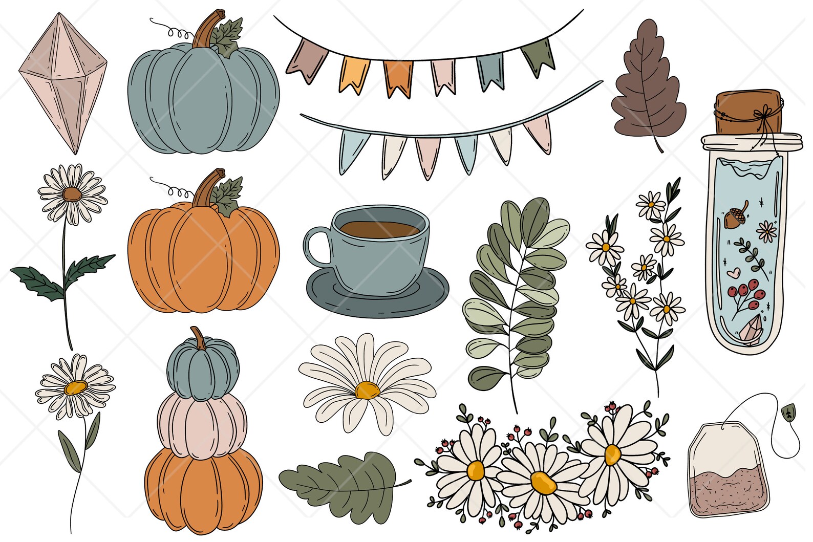 Fall Clipart, Autumn Clipart, Thanksgiving Clipart, Pumpkin Clipart ...
