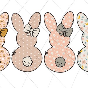 Easter Bunny Clipart Bunny Clipart Bunnies Clipart Boho - Etsy
