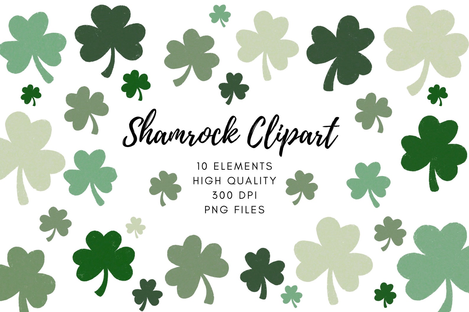 St Patrick's Day Clipart, Shamrock Clipart, Three Leaf Clover Png ...