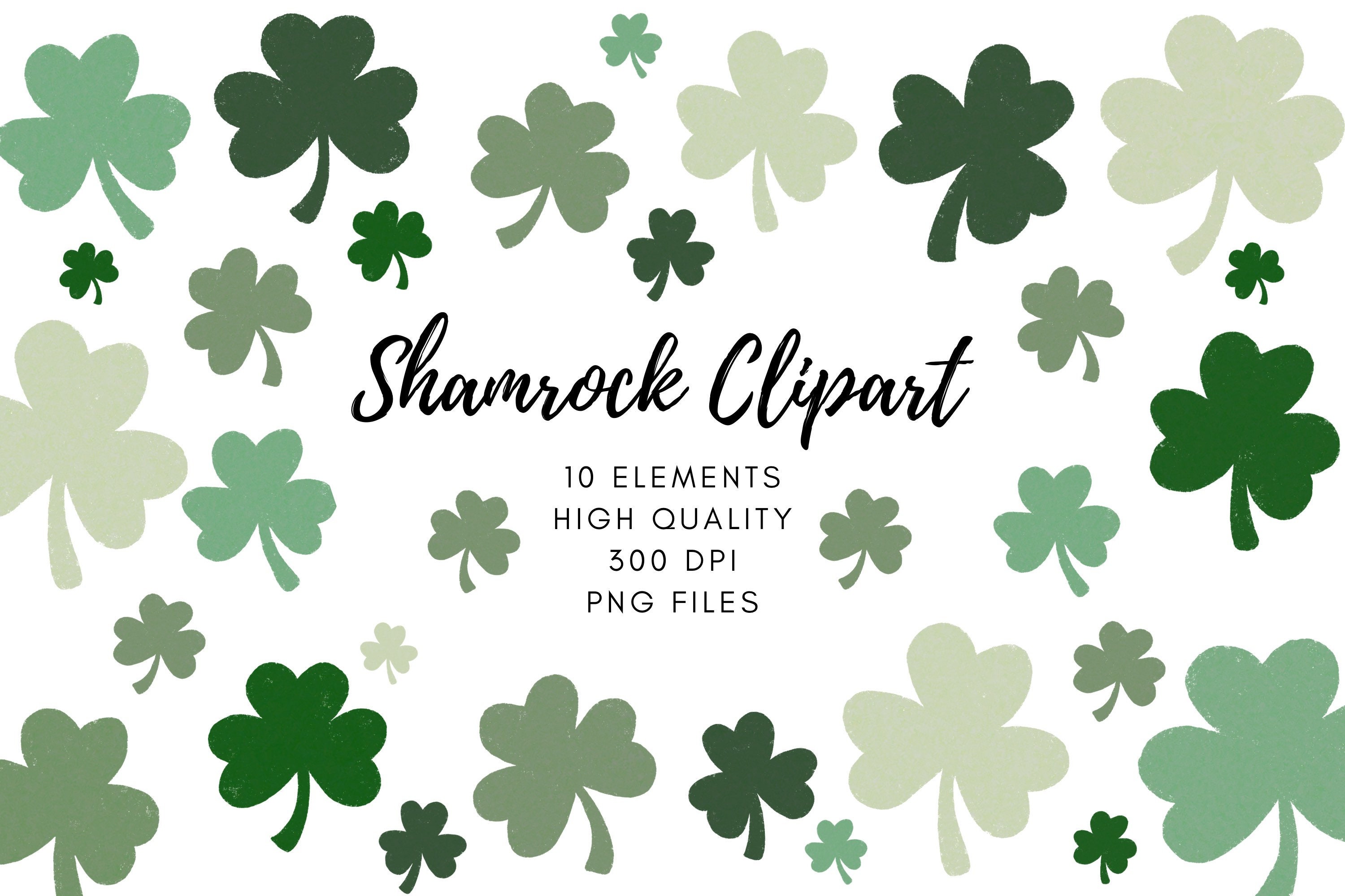 St Patrick's Day Clipart, Shamrock Clipart, Three Leaf Clover Png ...