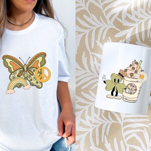 Retro Clipart, St Patricks Day Clipart, Spring Clipart, Retro St ...