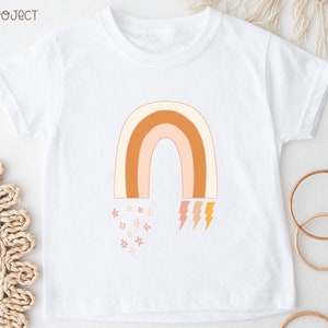 Boho Rainbow Clipart, Retro Groovy Clipart, Weather Clipart, Boho ...