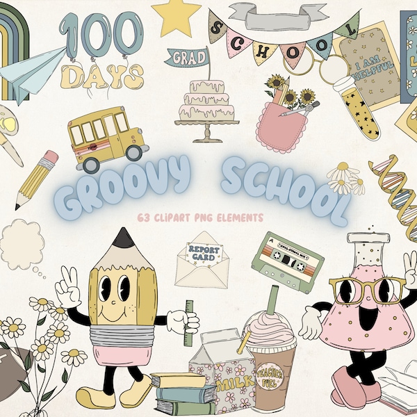 School Clipart - Etsy