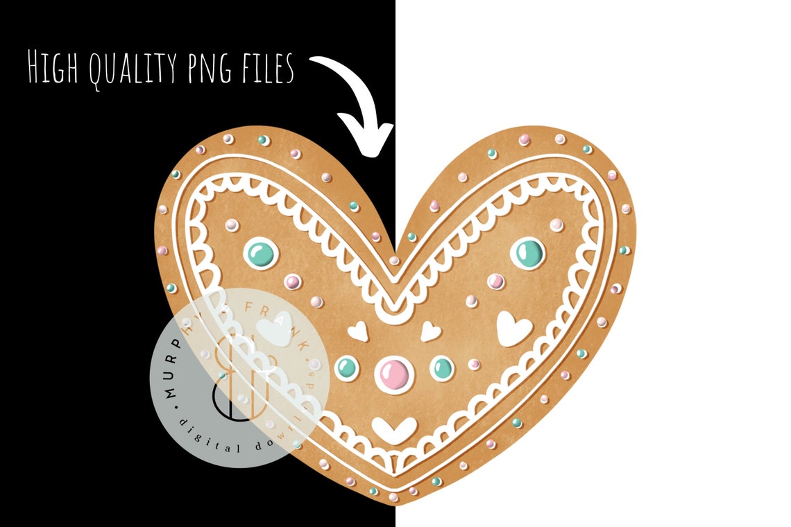 Valentines Day Clipart, Sugar Cookie Png, Heart Cookie Clipart, Sugar ...