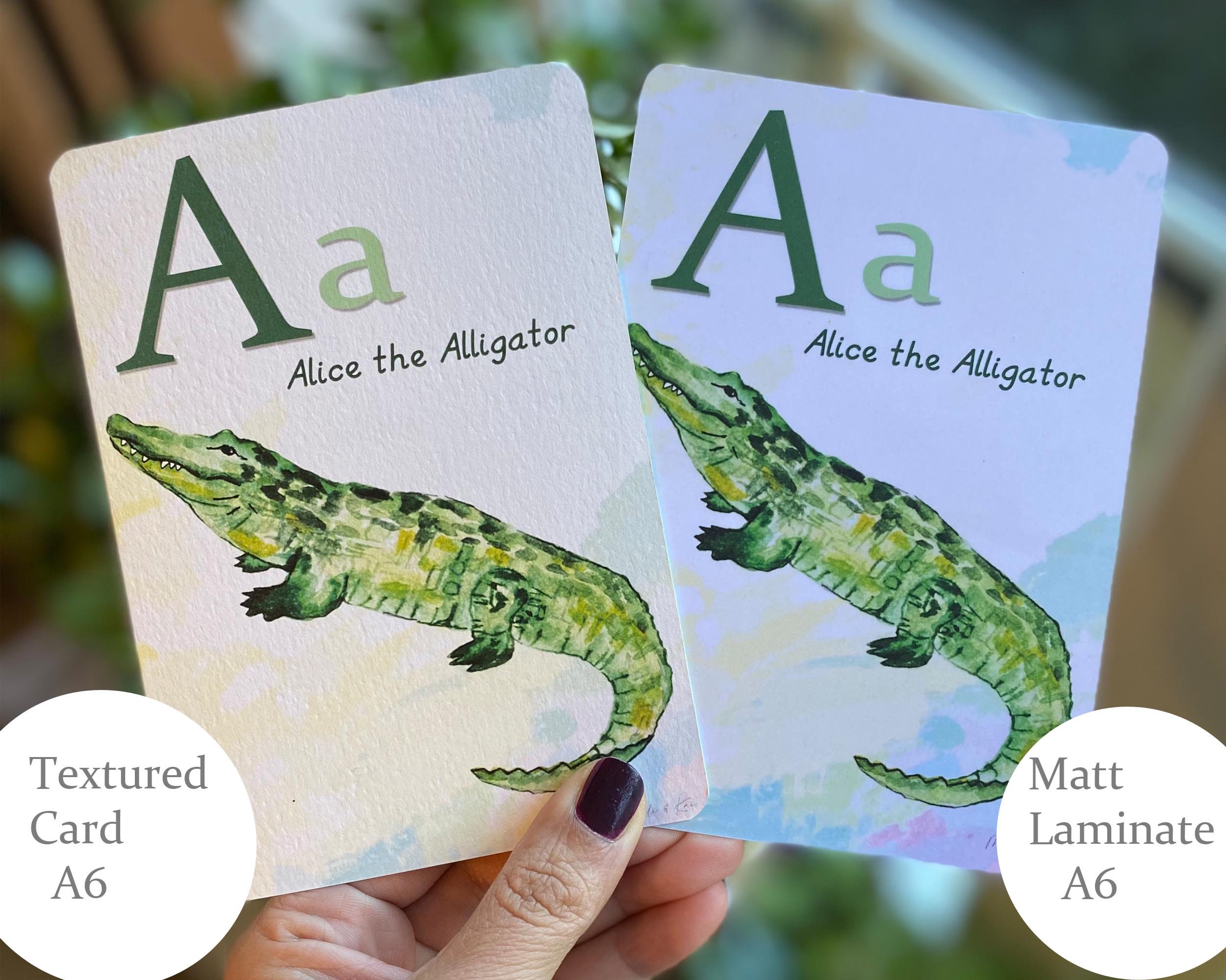 A-Z Animal Alphabet Flash Cards Set for Educational Play and - Etsy ...