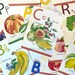 A-Z Fruits & Vegetable Alphabet Flash Cards Set for Educational Play ...