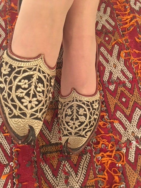 Turkish Handcrafted Embroidered Shoes - Etsy