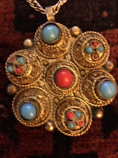 East Asian Necklace With Stones - Etsy